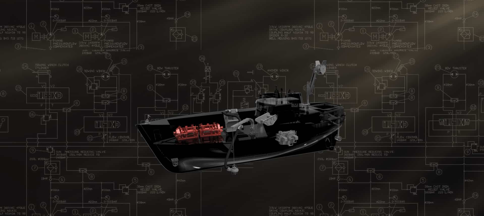 Purse Seine Winches | Boat Winches | Petec